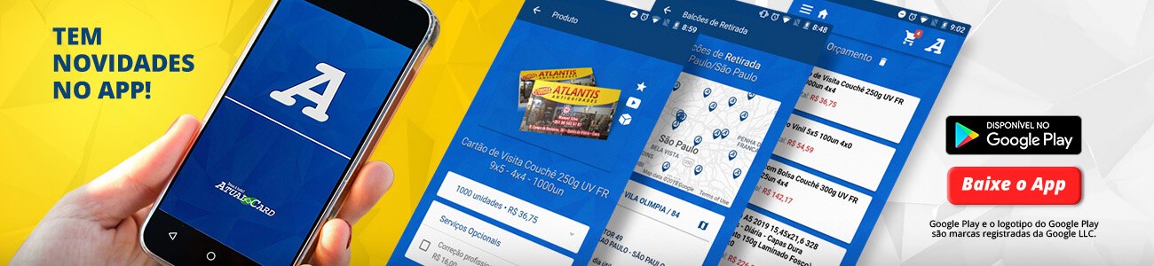 Gráfica Online Atual Card | Impressão Digital e Offset